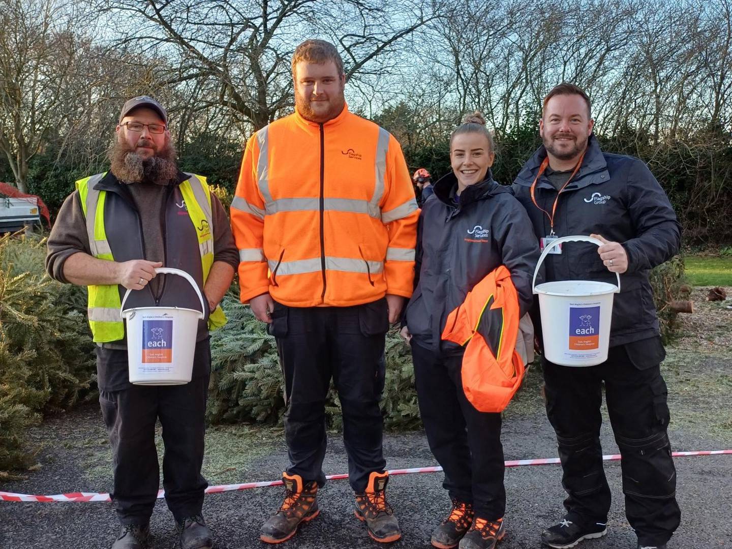 Tree-mendous work by Flagship teams to raise funds for local charities